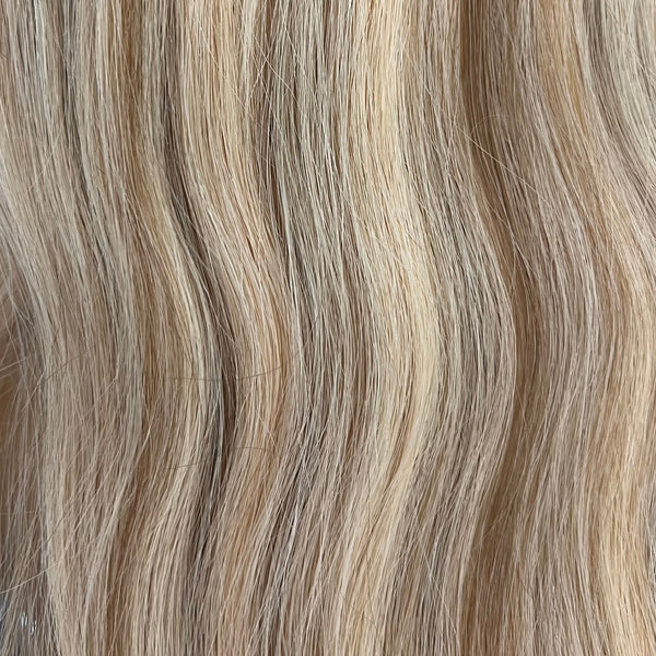 Natural Warm Highlights Tape in Human Hair Extensions - G Fusion Human ...